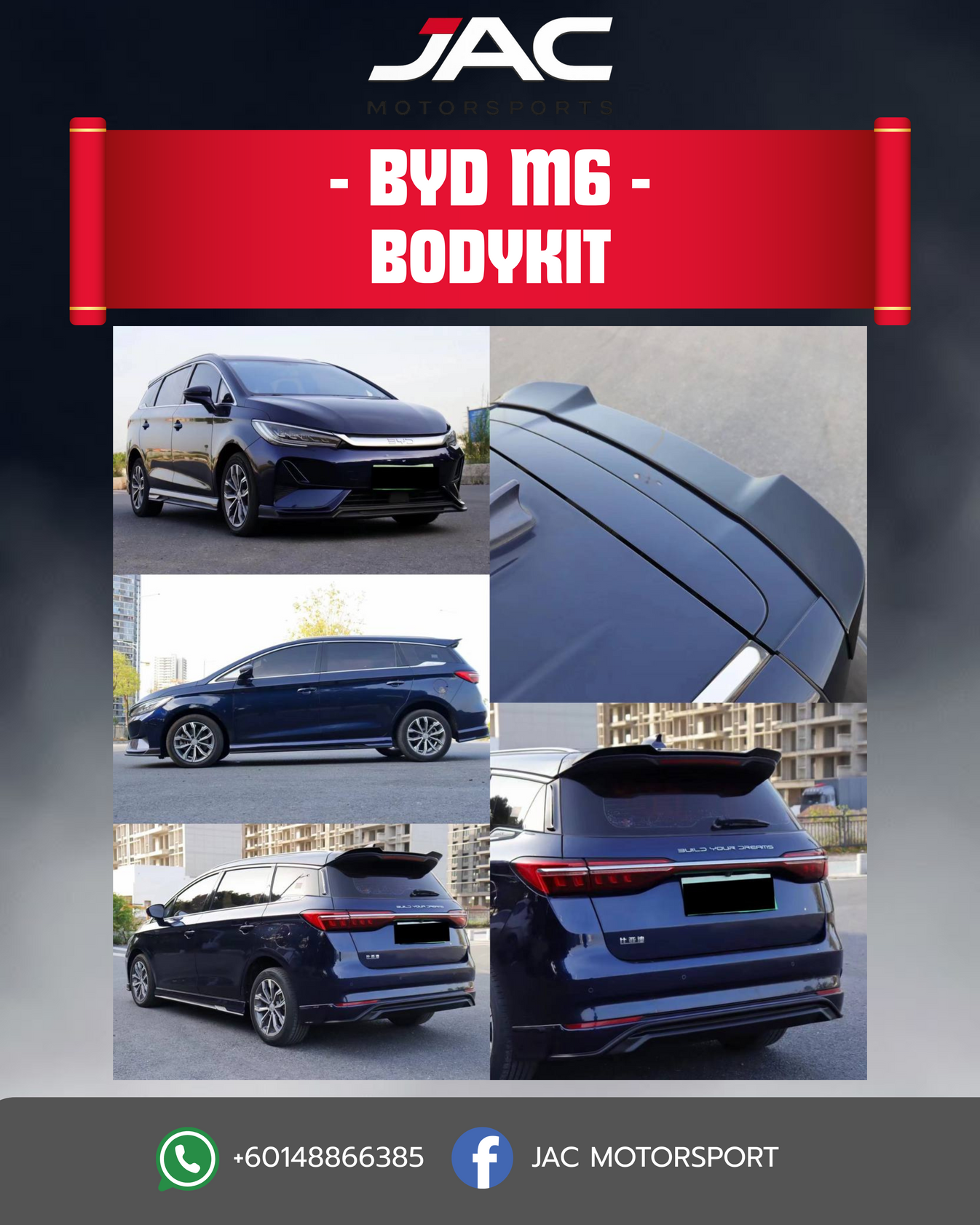 BYD M6 BODYKIT – JAC MOTORSPORT
