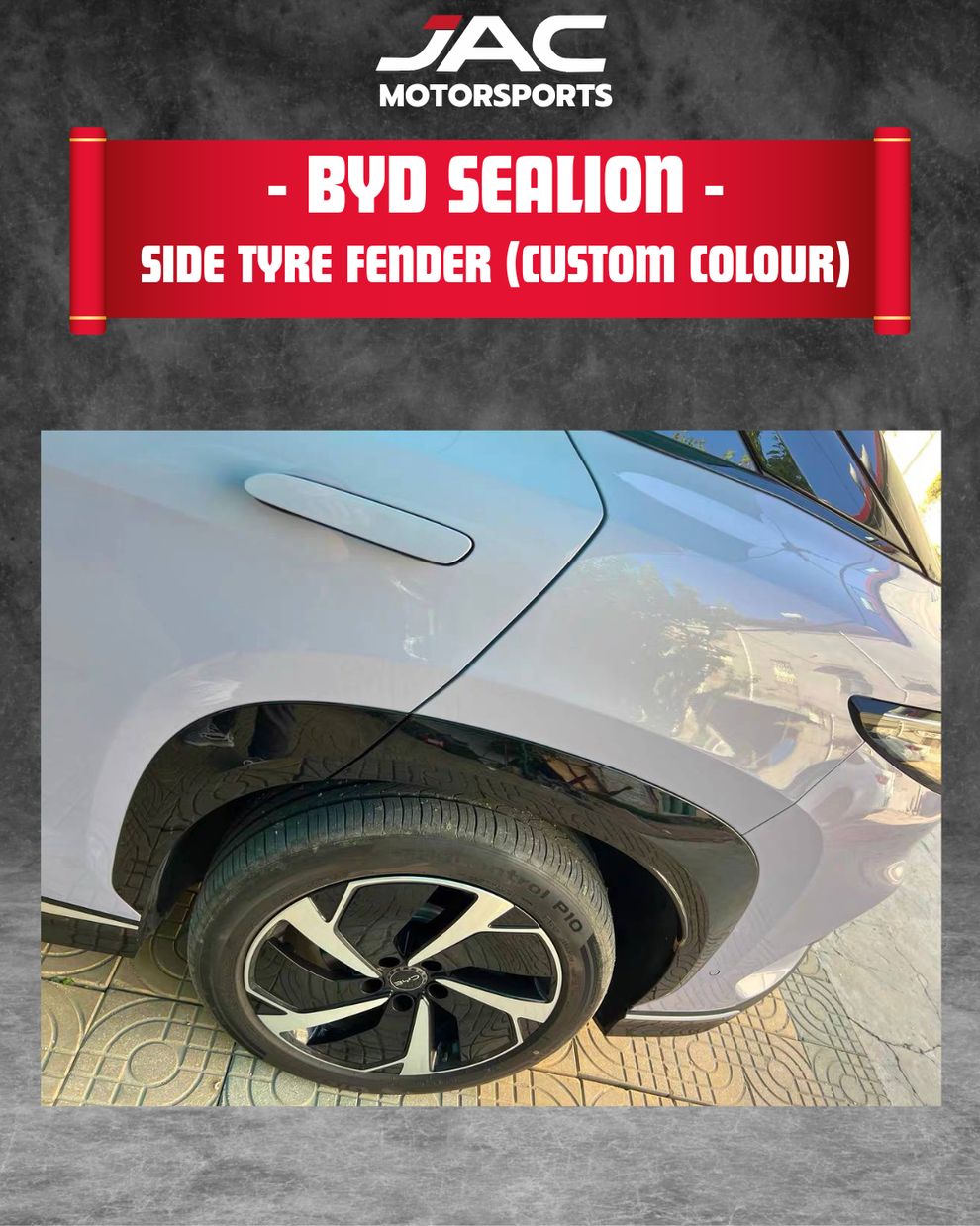 BYD SEALION 7 TYRE FENDER TRIM – JAC MOTORSPORT